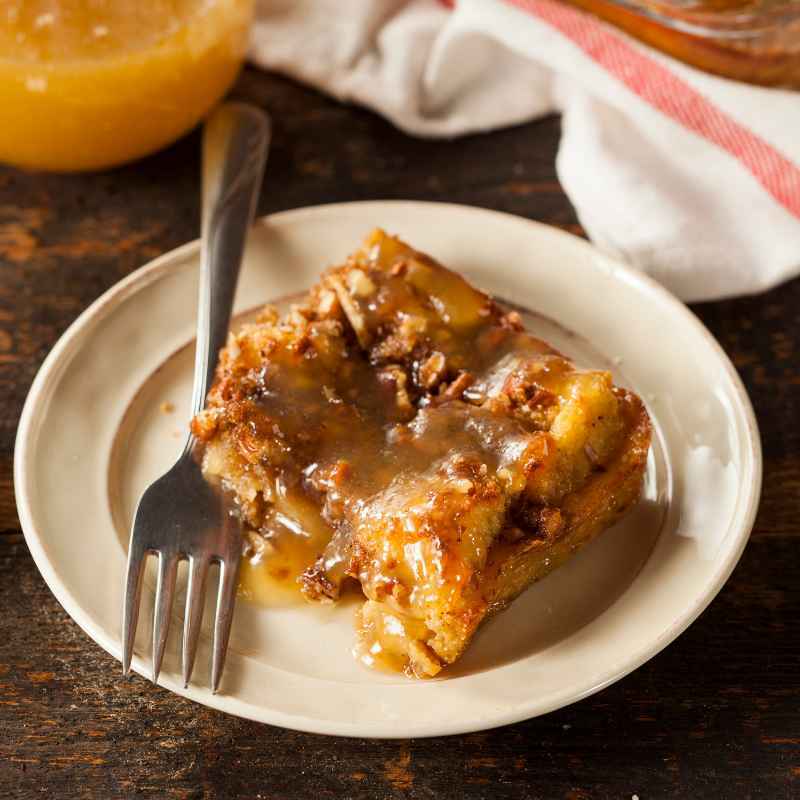 Cinnamon Honey Apple Rum Bread Pudding – Gypsy Shoals Farm