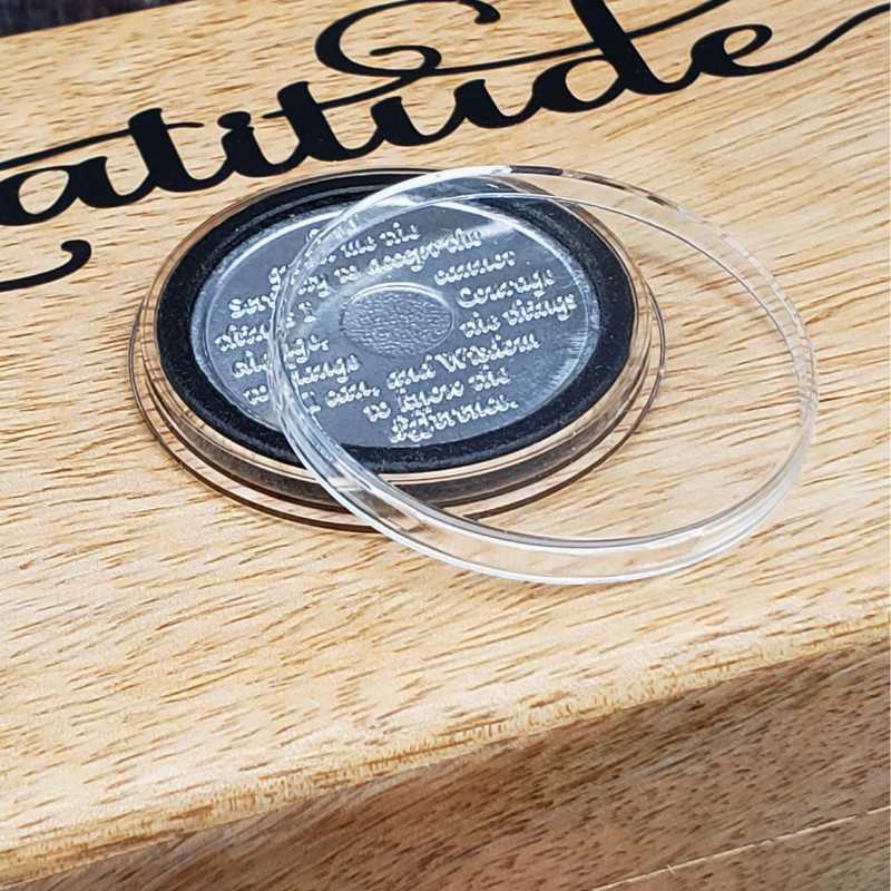 Gratitude Recovery Chip Holder Serenity Keepsake Box | One Sober Gypsy ...