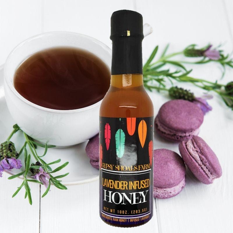 Lavender Infused All Natural Raw Honey | Gypsy Shoals Farm